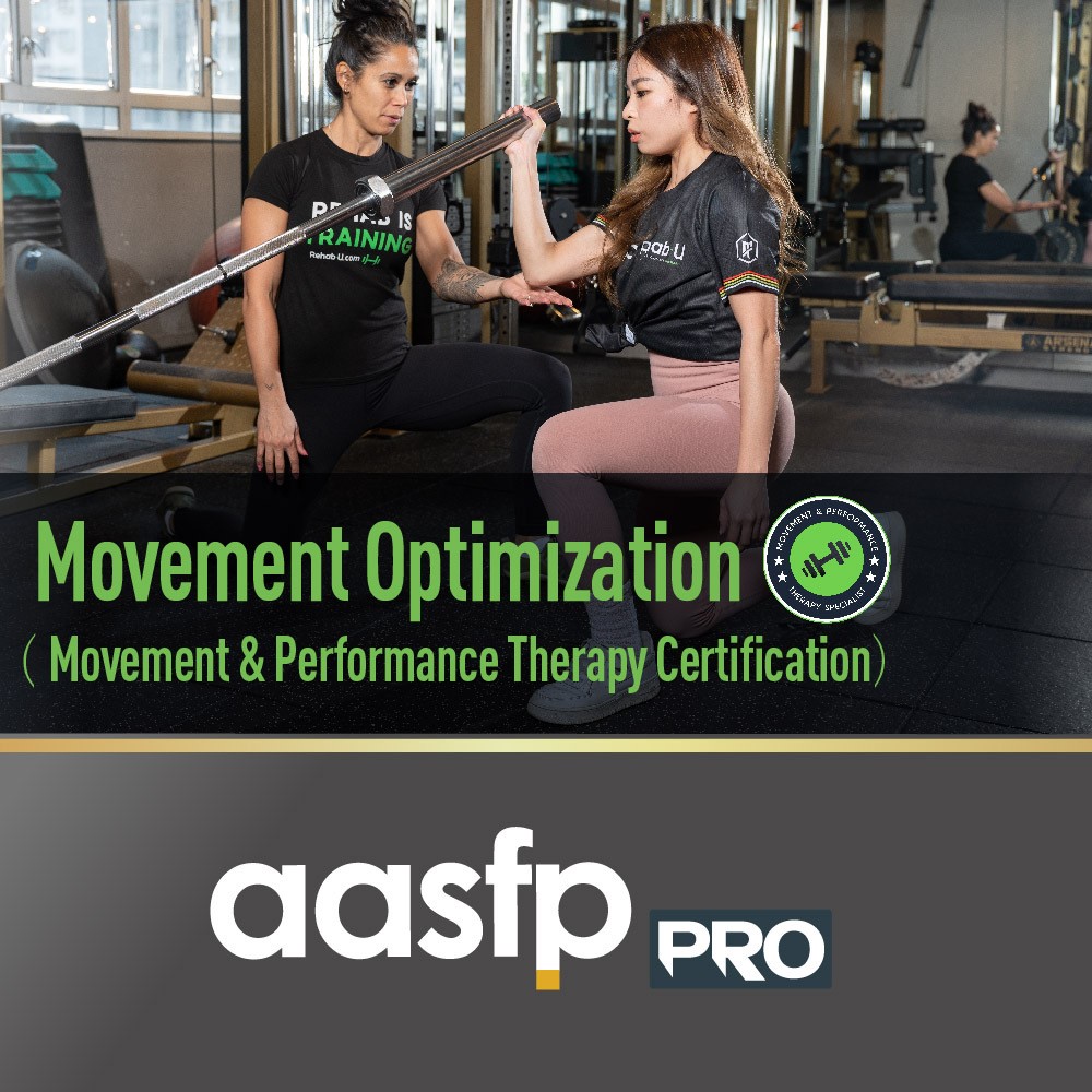 教練課程 : aasfp x Rehab-U Movement & Performance Therapy Certification Mar 28